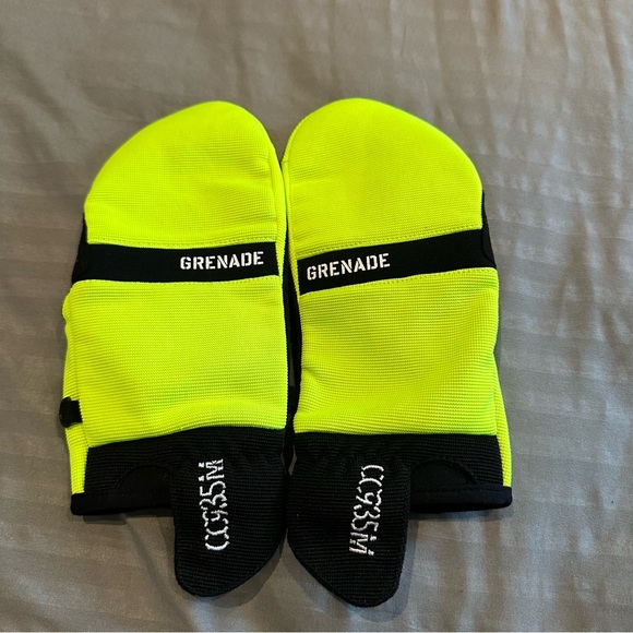 Accessories | Lime Green Grenade Mittens | Poshmark